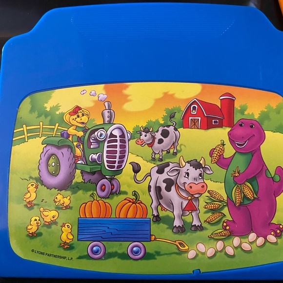 Mattel | Toys | Barneys Carry And Go Laptop Computer With Cards | Poshmark